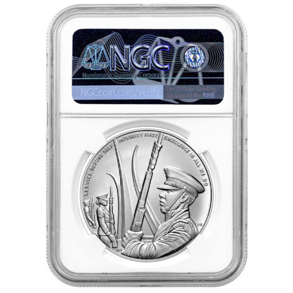 2022 U.S. Air Force Medal 1 oz Silver Medal NGC MS70 Brown Label ...