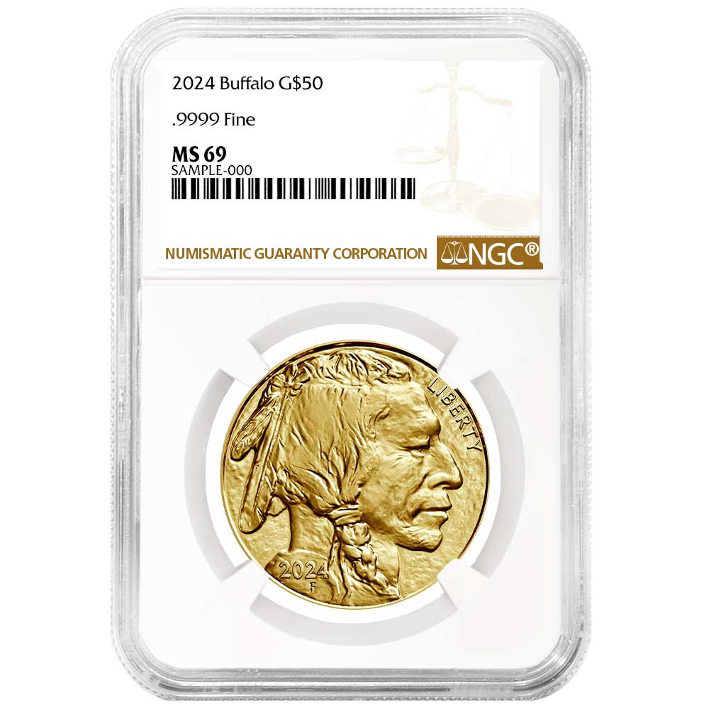 2024 $50 American Gold Buffalo NGC MS69 Brown Label - Pinehurst Coins