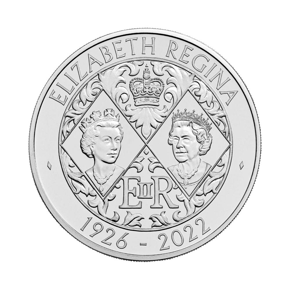 2022 5 Pound Queen Elizabeth II Memorial CuNi Coin - Pinehurst Coins