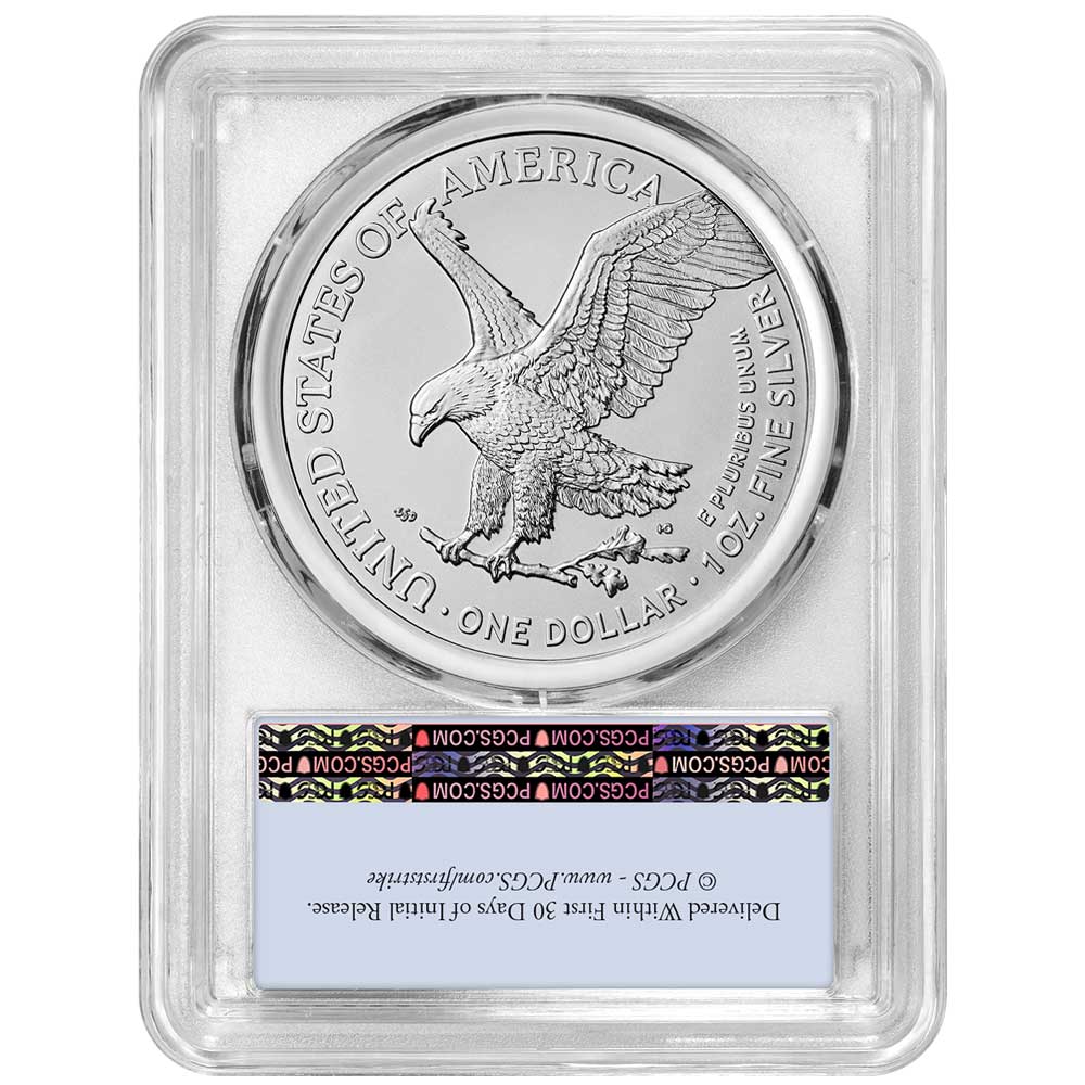 2024 (P) $1 American Silver Eagle Star Privy PCGS MS70 - Pinehurst Coins