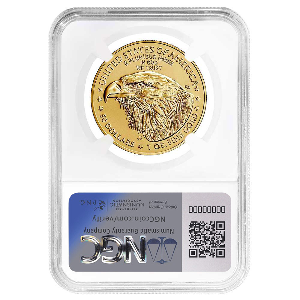 2025 $50 American Gold Eagle 1 oz Brown Label - Pinehurst Coins