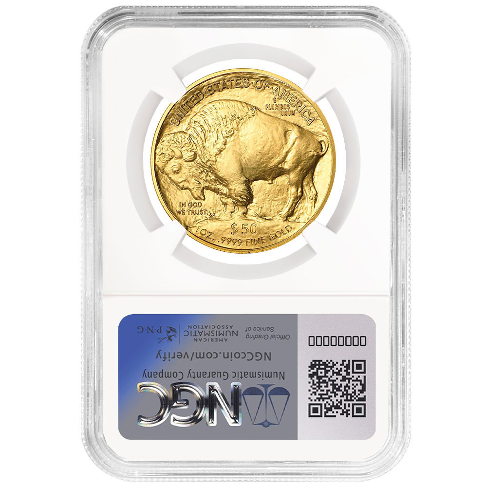 2025 $50 American Gold Buffalo FDI Trump Label - Pinehurst Coins