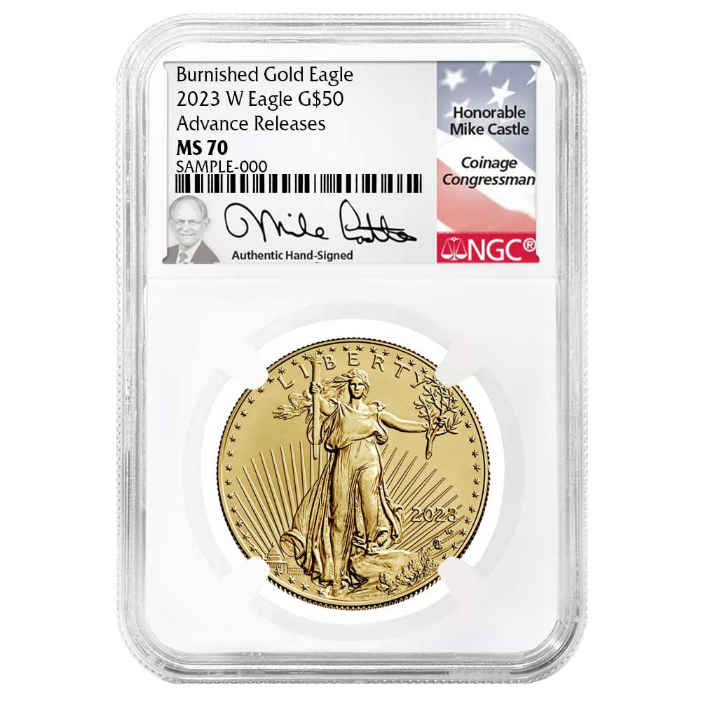 2023-W $50 American Gold Eagle NGC MS70 Coin - Pinehurst Coins