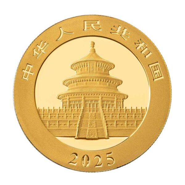 2025 200 Yuan Gold Chinese Panda .999 15g Brilliant Uncirculated - Pinehurst Coins