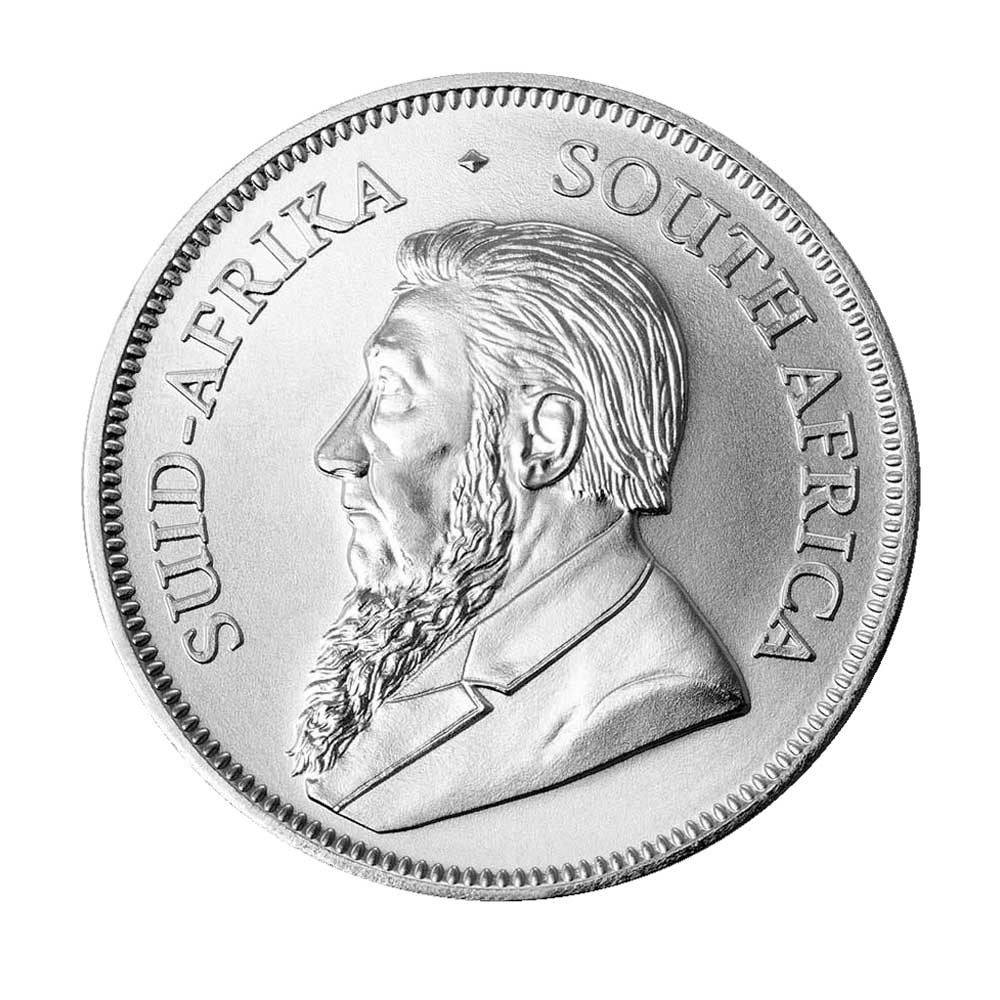 Lot of 500 - 2025 South Africa Silver Krugerrand 1 oz BU - Pinehurst Coins