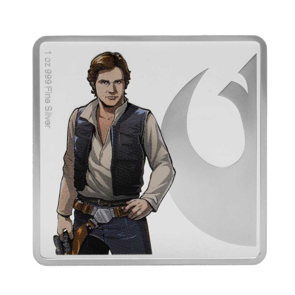 2025 Star Wars Han Solo and Chewbacca 1 oz Silver Medallion By Agoro ...