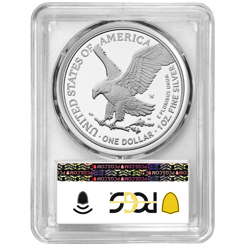 Presale - 2025-W Proof $1 American Silver Eagle Army Privy PCGS PR70DCAM FDOI West Point Label ...