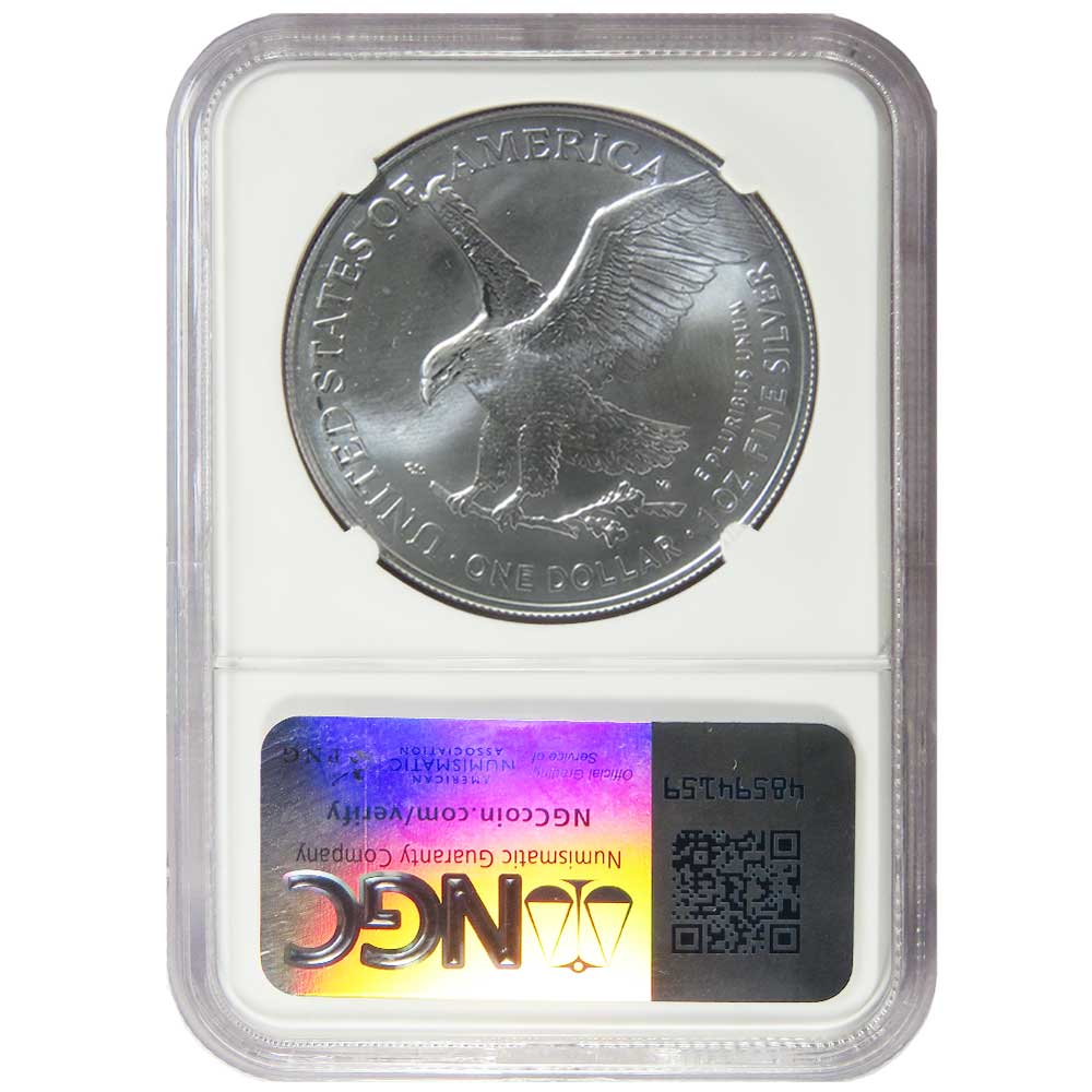 2025 (P) $1 American Silver Eagle First Eagle Privy Releases One of First 50,000 NGC MS69 Mint ...
