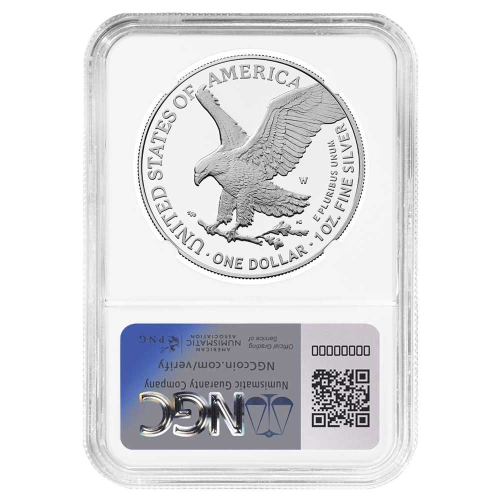 Presale - 2025-W Proof $1 American Silver Eagle Army Privy NGC PF69UC Military Label 250th ...