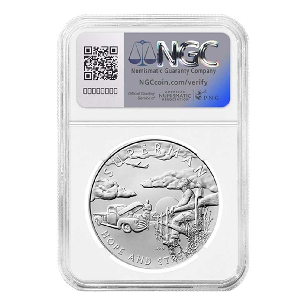 2025 Superman DC Comics 1 oz Silver Medal - Pinehurst Coins