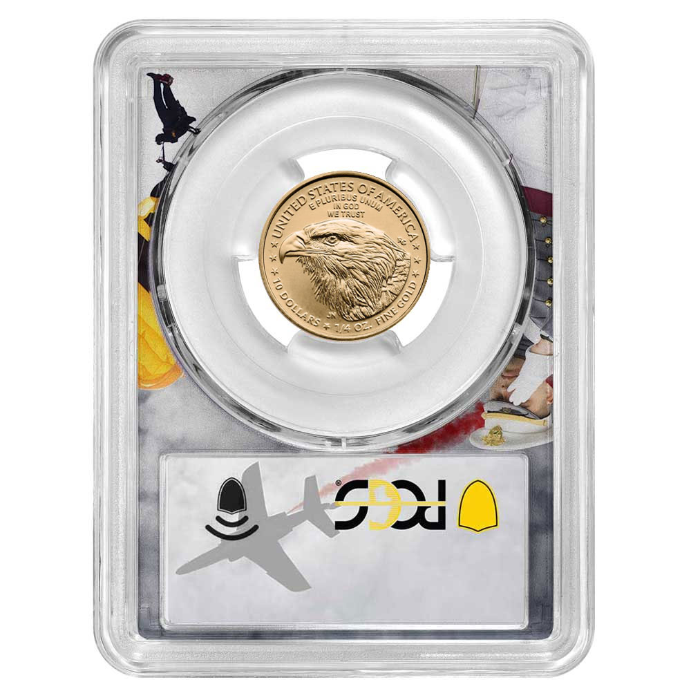 Presale - 2026 $10 American Gold Eagle 1/4 oz PCGS MS70 FDOI West Point ...